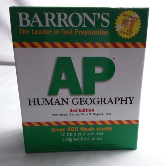 baron's | Games | Barrons Ap Human Geography 3rd Edition Flash Cards ...